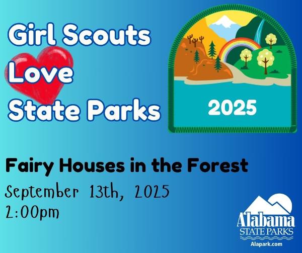 Girl Scouts Love State Parks 2025: Fairy Houses in the Forest | Alabama ...